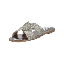 Steve Madden Pantolette »Pantoletten Lederimitat« Pewter 42 42 Verschluss: Schlupfschuh