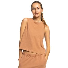 Roxy Sporttop &raquo;Essential Energy&laquo; Mocha Mousse XS XS Stoff: Umweltfreundlicher BaumwollStoff