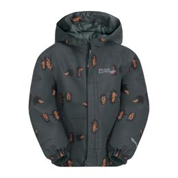 Jack Wolfskin Funktionsjacke &raquo;GLEELY 2L INS PRINT JKT K&laquo; mit Kapuze slate-green-allover 92 92 120 g TEXATHERM-F&uuml;llung