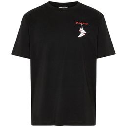 Lotto T-Shirt - mit coolem Print BLACK M (48/50) M (48/50) Lässiges Crewneck Shirt von Lotto für Herren