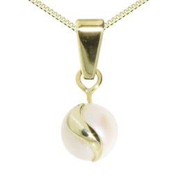 OSTSEE-SCHMUCK Kette mit Anhänger »Kette mit Anhänger Ina Kette mit Anhänger Ina« 42cm Schöner Anhänger aus Gold 333/000