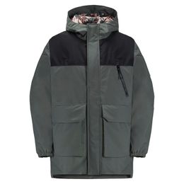 Jack Wolfskin Funktionsparka »TEEN 2L INS PARKA Y« mit Kapuze slate-green 128 128 160 g Füllung aus TEXATHERM