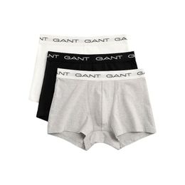 Gant Boxershorts Packung, 3, 3 Stk. tlg., mit elastischem Logobund grey melange M M 3-er Pack Boxershorts von Gant