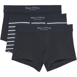 Marc O'Polo MARC O'POLO Trunk »Essentials« 3er Pack, mit Logo-Bund navy M M Herren-Boxershort im Mehrfachpack von Marc O'Polo