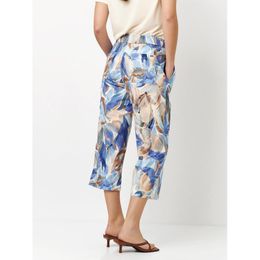 Toni 3/4-Hose »Pia« mit weitem Bein, aus sommerlicher Qualität mit Leinen fresh Blue 42 - N-Gr N-Gr 42 Leichte Sommerhose in 3/4-Länge von Toni