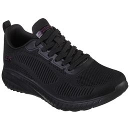 Skechers Sneaker »BOBS SQUAD CHAOS - FACE OFF« Freizeitschuh, Halbschuh, Schnürschuh Maschinenwäsche, G-Weite schwarz 40 40 Sneaker in komfortabler...