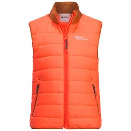 Jack Wolfskin Steppweste &raquo;ZENON VEST K&laquo; fuzzy-orange 140 140 Leichte Softshell-Isolationsweste f&uuml;r Kinder