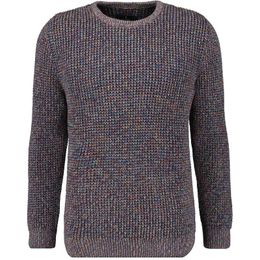 Ragman Rundhalspullover Schilf-131 54 54 Tweed Strickpullover