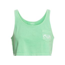 Roxy Shirttop »Crop Summer« Zephyr Green XXS XXS Stoff: Baumwoll-Jersey-Stoff [140 g/m2]