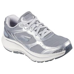 Skechers Sneaker »GO RUN CONSISTENT 2.0« Retro Sneaker, Schnürschuh mit Metallic-Besätzen, Weite G (=weit) grau-silberfarben 35 35 Retro Sneaker,...