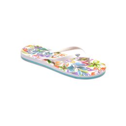 Roxy Sandale &raquo;Tahiti&laquo; White/C Pink/Floral Print 8,5(39) 8,5(39) Obermaterial: weiche, zweifarbige...