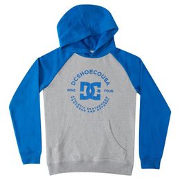 DC Shoes Kapuzensweatshirt &raquo;DC Star Pilot&laquo; Heather Grey/Turkish Sea 8(125-130cm) 8(125-130cm) Stoff: mittelschwerer Baumwollstoff