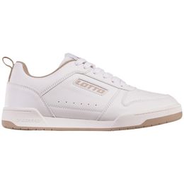 Lotto Sneaker - in gro&szlig;en Gr&ouml;&szlig;en erh&auml;ltlich WHITE-BEIGE 48 48 Retro Unisex Sneaker in XL Gr&ouml;&szlig;en