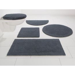 my home Badematte &raquo;Kapra, Badvorleger, Badezimmer Teppich&laquo; H&ouml;he 14 mm beidseitig nutzbar fu&szlig;bodenheizungsgeeignet strapazierf&auml;hig mit Bord&uuml;re, 