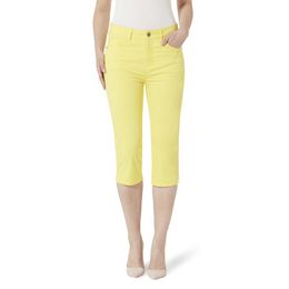 STOOKER WOMEN 7/8-Hose »Tahiti Twill Capri Slim Fit« Capri Slim Fit Casual Clean Wash Twill Coloured für Damen lemon wash 36 - Länge 21 Länge 21 36...