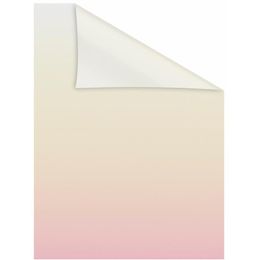 LICHTBLICK ORIGINAL Fensterfolie &raquo;Ombre Rosa&laquo; 1 Stk. blickdicht strukturiert Klebepunkte selbstklebend, Sichtschutz rosa PVC