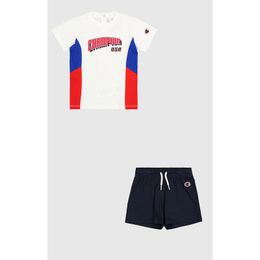 Champion Shirt & Shorts Set, 2 Stk. tlg. für Kinder wht/nny/bai/ 80 80 T-Shirt & Shorts von Champion