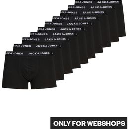 Jack & Jones JACK & JONES Boxershorts »JACFLOWER Microfiber mit Logobund, Blumenprint und Stretchkomfort« Packung, 10er-Pack, 10 Stk. tlg., eng anliegend,...