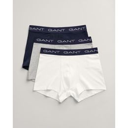 Gant Trunk 3 Stk. tlg., -Logos am Elastikbund bunt XL XL Enge Boxershorts von Gant