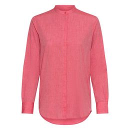 BOSS Orange Klassische Bluse »C_Befelize_21« Chambray Qualität, Stehkragen Dark Pink 653 36 36 Bluse von BOSS Orange Womenswear