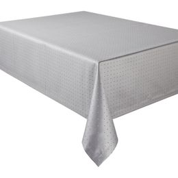 Curt Bauer Tischdecke »Damast, 3815 Petito« platinfarben Obermaterial: 59% Baumwolle, 41% Polyester B/L: 130 cm x 275 cm