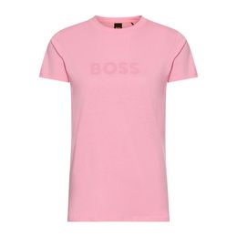 BOSS Orange T-Shirt &raquo;C_Elogo_5&laquo; mit BOSS-Schriftzug Open Purple 554 L (40) L (40) Shirt von BOSS Orange Womenswear