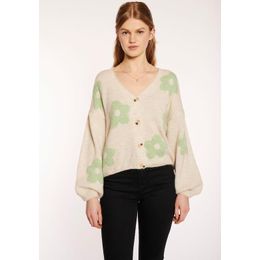 Haily's HAILY’S Strickjacke »LS A CD Fl44ower« beige/sage green S S Cardigan von HaILY’S in bester Marken-Qualität