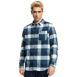 Quiksilver Langarmhemd »Motherfly« blau M - US-Größen US-Größen M Stoff: Leichter Baumwollstoff [135 g/m2]