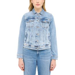 Mustang Outdoorjacke »Damen Style Santa Rosa Denim Jacket« hellblau S S Klassisch geschnittene Jeansjacke