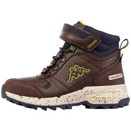 Kappa Outdoorwinterstiefel - mit herausnehmbarer Innensohle brown-navy 31 31 Mega lässige Kinder Winter Sneaker