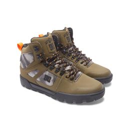 DC Shoes Winterboots »Pure Hi« Olive/Black 7,5(40) 7,5(40) Obermaterial aus Leder oder Nubukleder