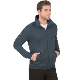 TRIGEMA Sweatjacke »Raglanjacke aus Sweat-Qualität« 1 Stk. tlg. anthrazit L L Gestickte TRIGEMA-Schwinge auf rechtem Arm