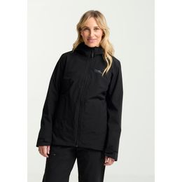 Jack Wolfskin Damen 3-in-1-Funktionsjacke &raquo;MOONRISE 3IN1 JKT W&laquo; mit Kapuze schwarz XXL (48)