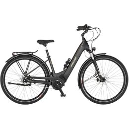 FISCHER BIKE FISCHER FAHRRAD »CITA 7.0I 630« 7 Gang Shimano Nexus Schaltwerk Nabenschaltung Mittelmotor 250 W Schloss, Pedelec, Elektrofahrrad für Damen u....