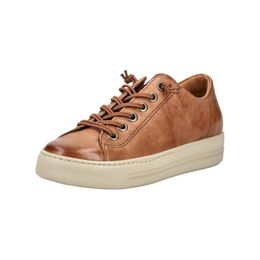 Paul Green Sneaker »Sneaker Glattleder« Cognac 42,5 42,5 Verschluss: Schnürung