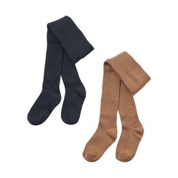 Wheat Strickstrumpfhose »2 pk Wool Rib Tights Robin« Packung, 2 Stk. tlg. navy 86 (92) Warme Wollstrumpfhosen im praktischen 2-er Pack von Wheat...