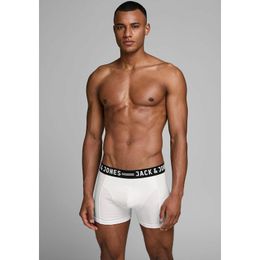 Jack & Jones JACK & JONES Trunk »SENSE TRUNKS 3-PACK NOOS« Packung, 3er-Pack, 3 Stk. tlg., mit Logobund White S S Herren-Boxer von Jack&Jones