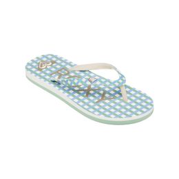 Roxy Sandale »Pebbles« Blue Plaid/White 3(33) 3(33) Obermaterial: weiches TPU-bedrucktes Band...