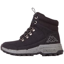 Kappa Outdoorwinterstiefel mit modischen Outdoor Design Elementen black-grey 31 31 Robuste Kinder Winterstiefel von Kappa