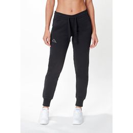Kappa Jogginghose in angesagtem Tapered Fit black M (38) - Normalgrößen Normalgrößen M (38) Moderne Jogginghose von Kappa