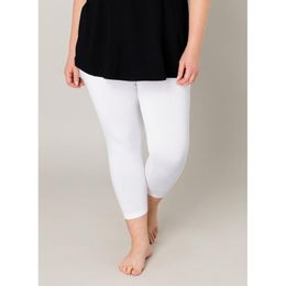 Base Level Curvy Caprileggings »Audrey« white 46 - N-Gr N-Gr 46 Capri-Legging Audrey von BASE-LEVEL-CURVY