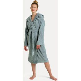 Möve MÖVE Unisex-Bademantel »Superwuschel Kapuze, ideal für Sauna & Spa, Hotelbademantel« 1 Stk. tlg., in Uni tea XL Länge: 120 cm Aus reiner...