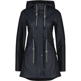 ALIFE & KICKIN Regenjacke »Damen EloiseAK A« marine M M EloiseAK A die farbenfrohe Regen- Übergangsjacke für Damen von alife and kickin