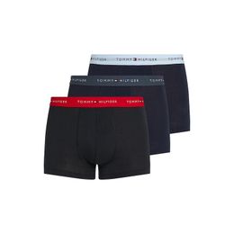 Tommy Hilfiger Underwear Boxer »TRUNK 3 PACK« 3 Stk. tlg., mit kontrastfarbenem Logobund Swt Blu/Mil Den/Prim Red XXL (56) XXL (56) 3er-Pack Trunks...