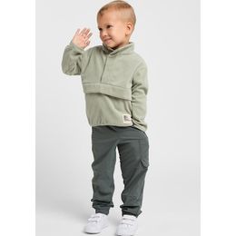 Jack Wolfskin Stehkragenpullover &raquo;SMILEYWORLD MIDLAYER K&laquo; mint-leaf 104 104 Midlayer-Longsleeve f&uuml;r Kinder