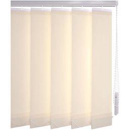 Liedeco Lamellenvorhang &raquo;Vertikalanlage 89 mm&laquo; mit Bohren beige 180 cm