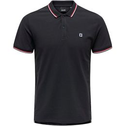Only & Sons ONLY & SONS Poloshirt »ONSFLETCHER SLIM SS POLO NOOS« Dark Navy XL XL Ideal für den Sommer: Kurzarm und Rundhalsausschnitt für optimale Luftigkeit