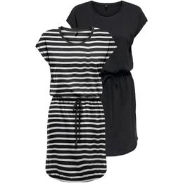 Only Shirtkleid »ONLMAY LIFE S/S DRESS 2 PACK CS JRS« 2er-Pack, Sommerkleid Black Detail:PACK BLACK STRIPE CLOUD DANCER (DINA) M (38) - N-Gr N-Gr M...
