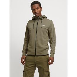 Jack & Jones JACK & JONES Kapuzensweatjacke »JCOAIR SWEAT ZIP HOOD NOOS.« mit Kapuze Smokey Olive S S Sweatjacke von Jack & Jones