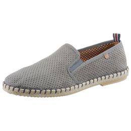 VERBENAS Espadrille »Tom Pacific«, Loafer, Slipper, Sommerschuh, Strandschuh mit Stretcheinsätze grau 44 44 Zum Schlupfen